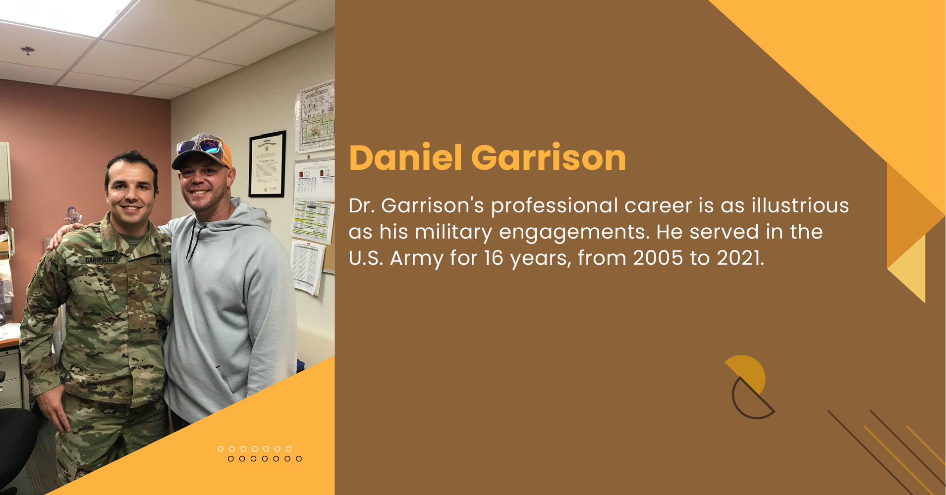 Daniel Garrison: Veteran, Physician, and Community Leader